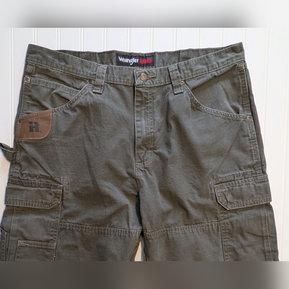 Wrangler | Pants | Wrangler Riggs Mens 36 X 33 Tag 36x34 Canvas Ripstop ...